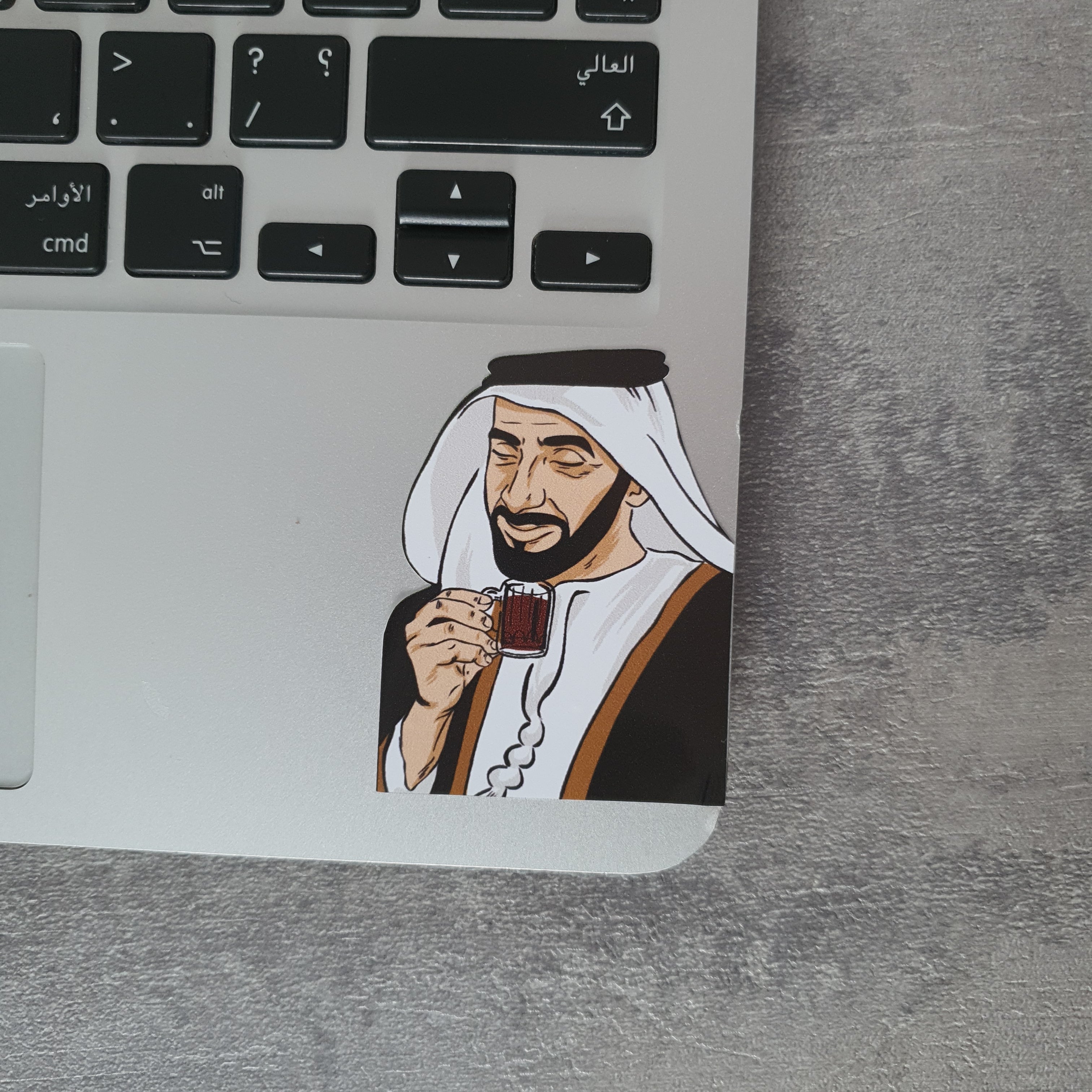 3 Stickers - Sheikh Zayed – The Dana Store