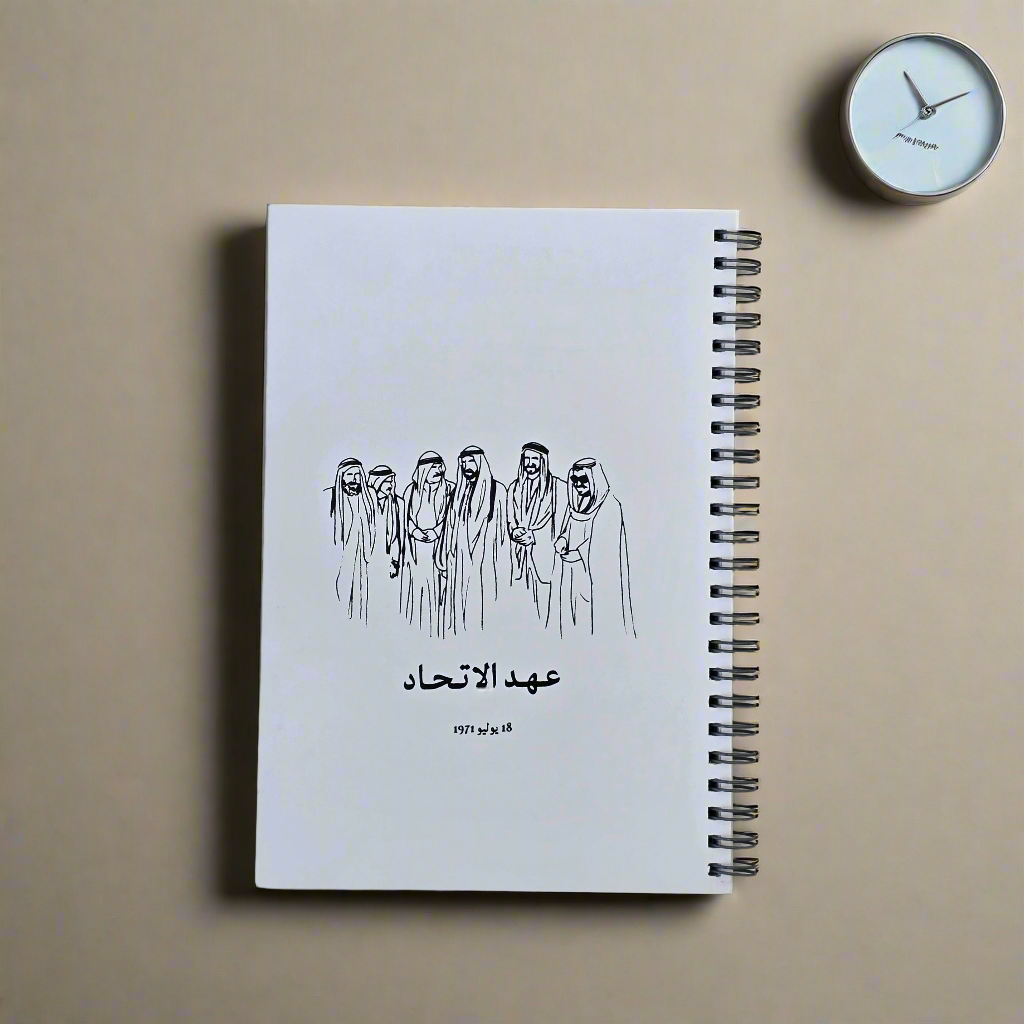 Notebook -Union Pledge-design1- White – The Dana Store